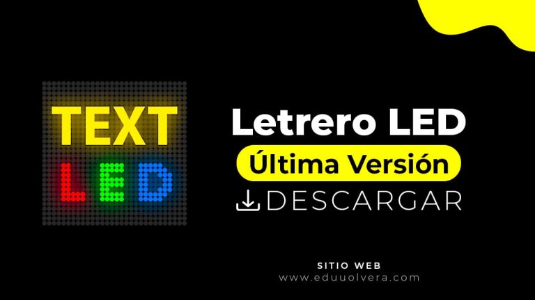 Letrero LED - Eduuolvera