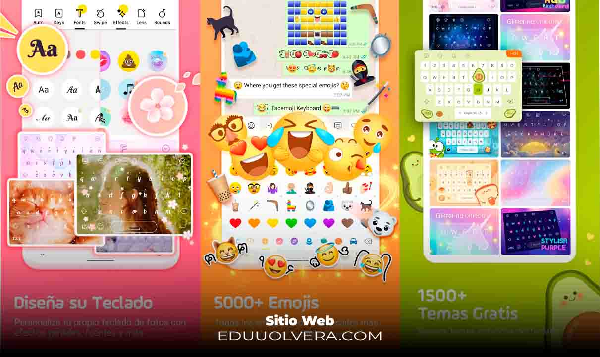 FACEMOJI: El teclado emoji más divertido para Android - Eduuolvera